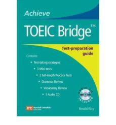 Achieve Toeic Bridge: Test Preparation Guide Cd (Edición en Inglés) de ...